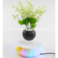 Christmas gift colorful led light change magnetic levitation flying air bonsai plant tree potted