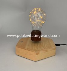 wooden base magnetic levitation lamp light led bulb for gift toys decoration