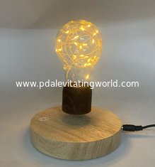 round base wireless magnetic levitation desk lamp light night bulb