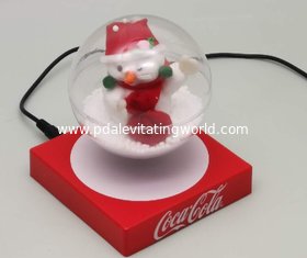 new magnetic levitaiton bottom christmas toys , floating bear ornament  ball display stands