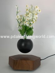 360 rotating magnetic levitation floating bottom air bonsai plant tree plant vase