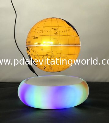 new hotsale magnetic floating levitate suspension 6inch globe lighting change