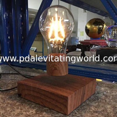 360 rotating magnetic floating levitation  flying led bulb lamp light for gift