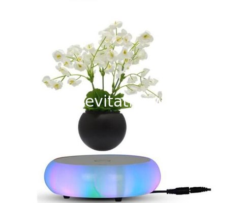 colorful led light magnetic levitation plant air bonsai flowerpotted for gift home