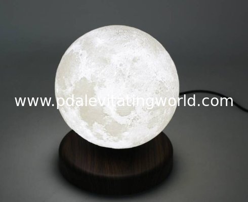 360 rotating round base magnetic levitation floating bottom 5inch moon lamp night lighting for gift christmas