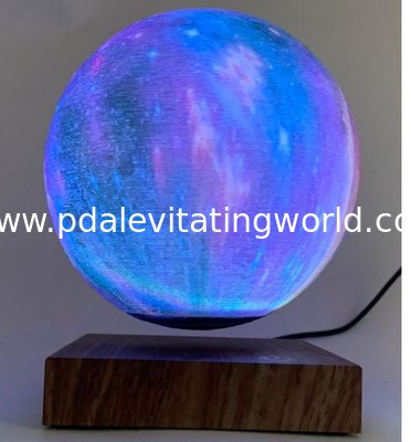 factory sale magnetic levitation colorful change led light 3d Moon lamp light for gift christmas
