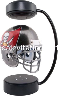 360 rotating magnetic levitation floating football helmet display ,hover helmet display stands