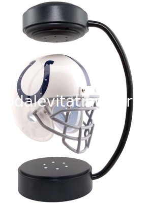 360 rotating magnetic levitation floating football helmet display ,hover helmet display stands