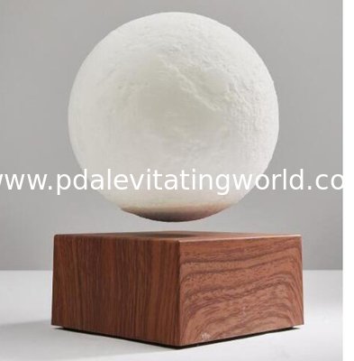 360 rotating magnetic levitation wireless rechargeable floating moon lamp light 6inch