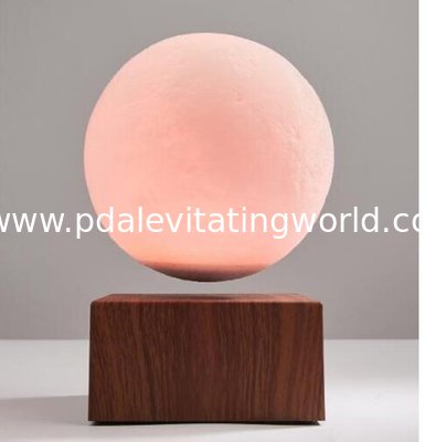 360 rotating magnetic levitation wireless rechargeable floating moon lamp light 6inch