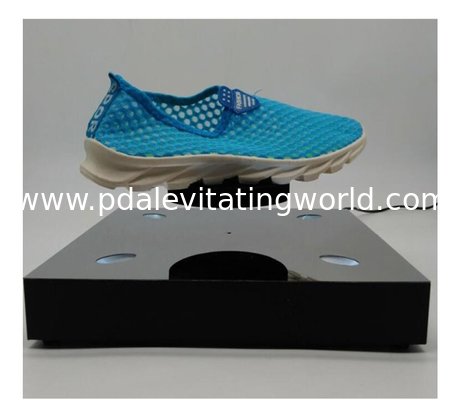 magnetic levitation bottom 500G SHOES cellphone display stand with 4 led light
