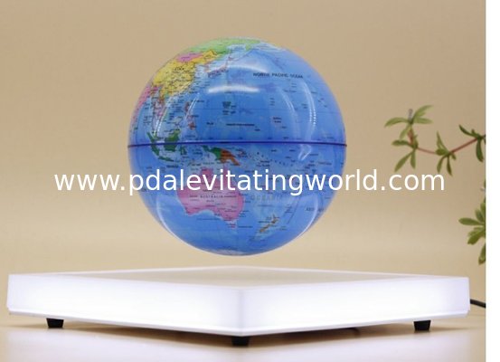 led light square magnetic levitation floating bottom 6inch 7inch 8inch globe lamp for decor gift