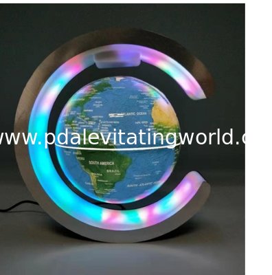 G shape Hover Table Lamp, Globe Creative Gifts Magnetic Levitation Globe 6inch 7inch