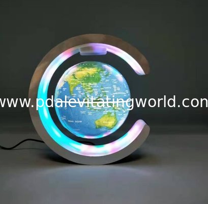 G shape Hover Table Lamp, Globe Creative Gifts Magnetic Levitation Globe 6inch 7inch