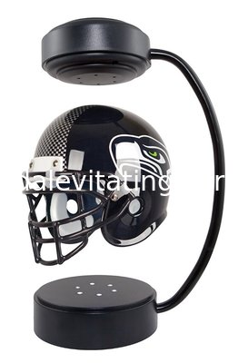magnetic Suspended Olive Helmet display ,floating NFL helmet dispay , hovering helmet