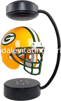 magnetic Suspended Olive Helmet display ,floating NFL helmet dispay , hovering helmet