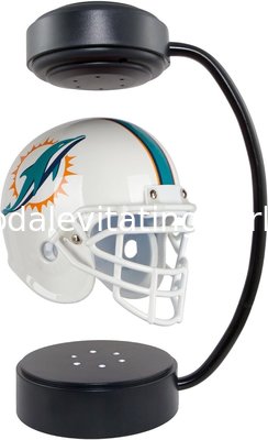 magnetic Suspended Olive Helmet display ,floating NFL helmet dispay , hovering helmet