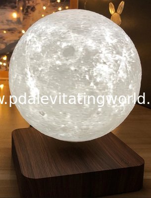 hotsale magnetic levitating bottom 3d Moon lamp light for decor gift christmas