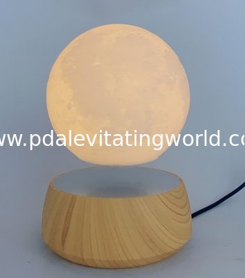 creative magnetic levitation gift ,floating moon lamp 6inch ,3D moon lamp night light