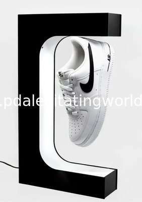 Levitating Sneaker Display Stand, led light customize magnetic floating shoes display racks heavy 400-600g