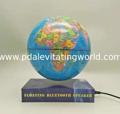 book base magnetic levitation bottom globe with bluetooth speaker ,floating speaker globe
