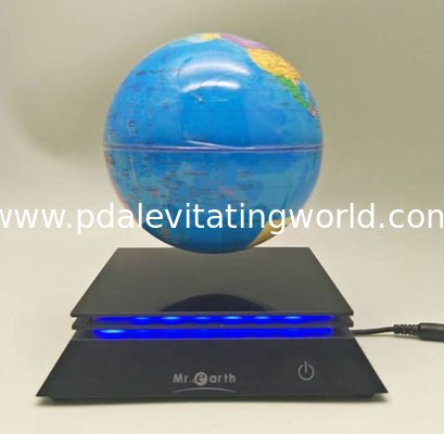 LED trapezium base magnetic levitation floating 6inch globe lamp light for decor toys gift
