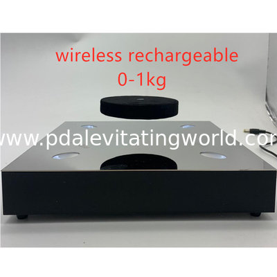 wireless rechargeable square base magnetic levitation floating 1KG bottle shoes display with 35mm levitation gap