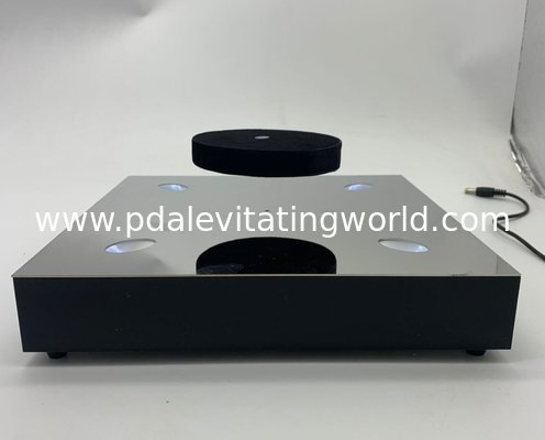 wireless rechargeable square base magnetic levitation floating 1KG bottle shoes display with 35mm levitation gap