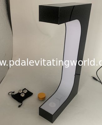 factory customize led light magnetic levitation pop sneaker shoes display racks