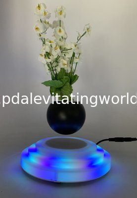 360 rotating magnetic levitation floating air bonsai plant tree potted vase succulent display stands