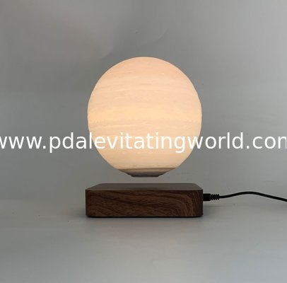 new spining magnetic levitation floating bottom planet lamp 6inch for night light