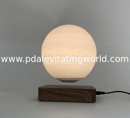 new spining magnetic levitation floating bottom planet lamp 6inch for night light