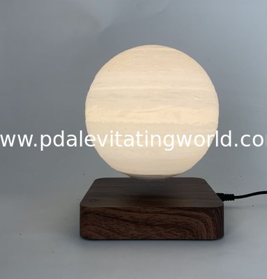 new spining magnetic levitation floating bottom planet lamp 6inch for night light