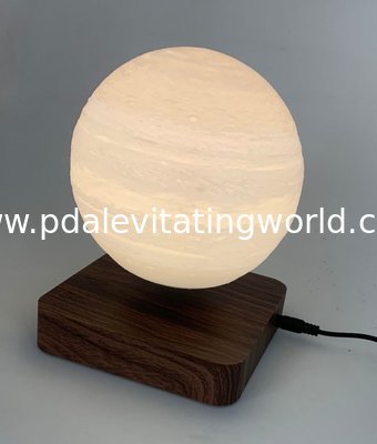 new spining magnetic levitation floating bottom planet lamp 6inch for night light