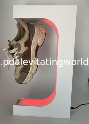 new customize magnetic levitation floating sport shoes display stand with remote controller