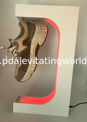 hot sale led light magnetic levitation pop shoes display with remote controller heavy 400-600g shoes
