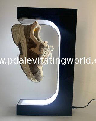 new customize magnetic levitation floating sport shoes display stand with remote controller