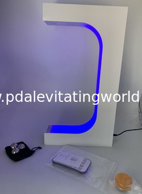 hot sale led light magnetic levitation pop shoes display with remote controller heavy 400-600g shoes