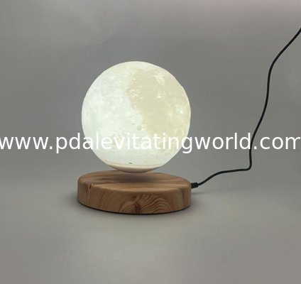 PA-1009 360rotating magnetic levitation bottom 6inch 3D moon lamp light for decor gift