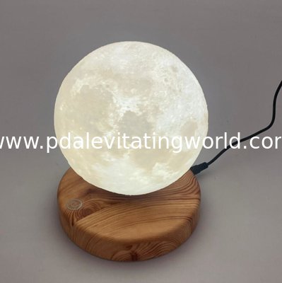 PA-1009 360rotating magnetic levitation bottom 6inch 3D moon lamp light for decor gift