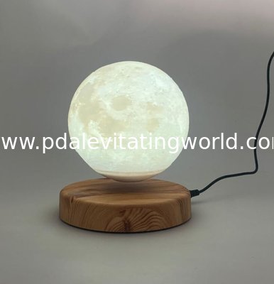 round base magnetic levitation floating bottom 6inch moon lamp light PA-1009