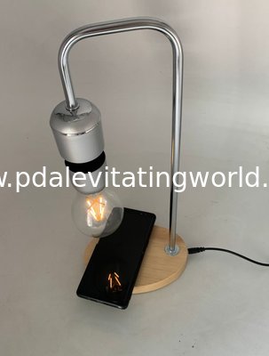 factory sale magnetic levitation wirless charing for cellphone lamp light night bulb gift