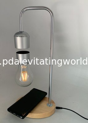 new hotsale magnetic levitation lamp with wireless charging for cellphone iphone