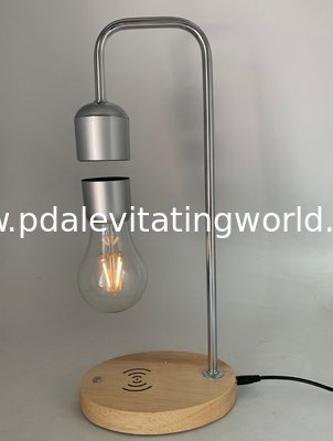 new hotsale magnetic levitation lamp with wireless charging for cellphone iphone