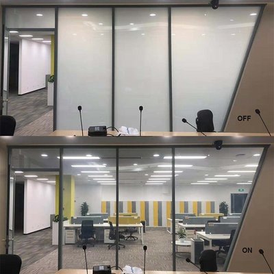 Newest design PDLC smart switchable film self adhesieve electronic control film for house car hotel bank office building