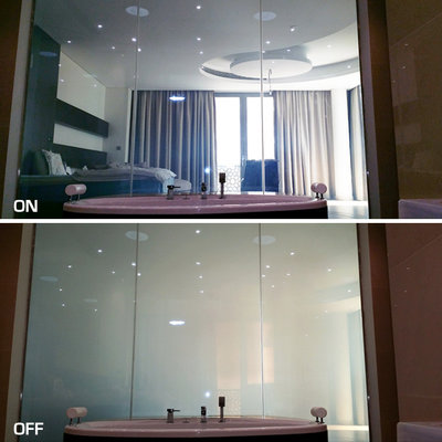 60V Working Voltage 14000*5000Mm Pdlc Switchable Electric Tint Film For Car Window/Smart Tint