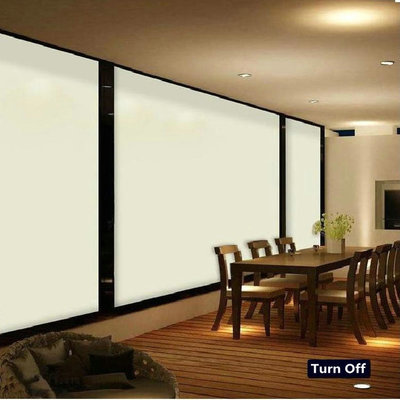 safety smart electrochromic switchable glass pdlc film for office use
