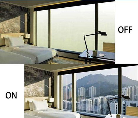 Decorative self-adhesive PDLC film, electric magic glass film