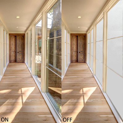 electric smart glass high quality magic switchable PDLC film glazing