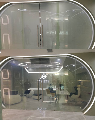 Glass partition PDLC smart film Lamination electric film for office hotel